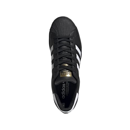 adidas Originals mens Superstar Sneaker, White/Black/Core White, 10.5 US