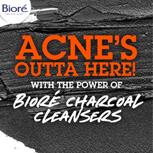 Bioré Charcoal Acne Face Scrub, with 1% Salicylic Acid and Natural Charcoal, Helps Prevent Breakouts and Absorb Oil for Deep Pore Cleansing, 4.5 Ounce (HSA/FSA Approved)