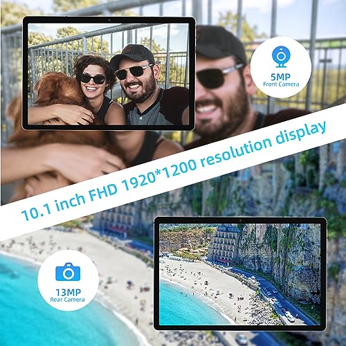 2023 πππ ππ§ππ«π¨π’π ππ Tablet-10.1 Inch Gaming Tablet with 13MP Dual Camera,MTK8183 Octa-Core 2.0Ghz Processor,6000mAh Battery Capacity,8GB RAM+256GB ROM,2.4+5G Dual Band WiFi+Bluetooth 5.0