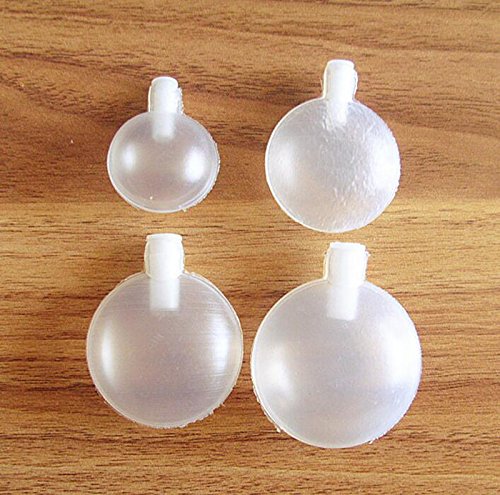 Elandy 25PCS Squeakers Toys-Doll Inner Accsssories Repair Fix Dog Pet Baby Toy Noise Maker Insert Replacement(Transparent) (35mm)
