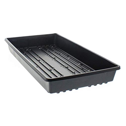GMS 1020 MEGA Heavy Duty (0.88 Gauge) Microgreen Seed Starting Germination Trays, 10 Pack
