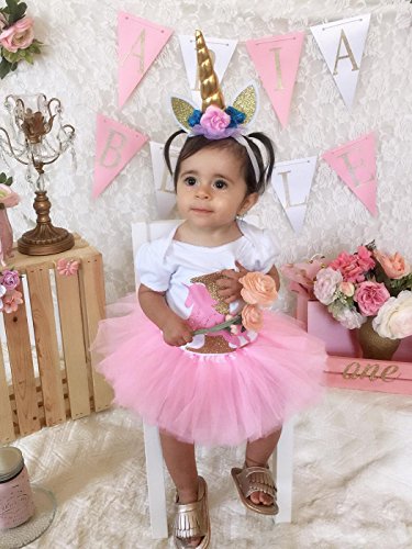 belababy Baby Girl Tutu Pink 5 Layers Dress Up Skirt, 0-24 Months, Pink