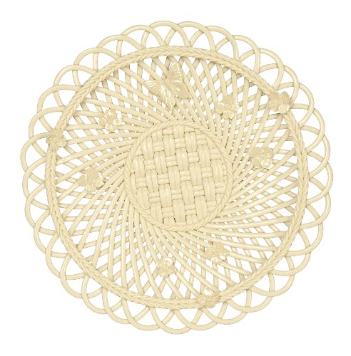 Belleek 7625 Fleur Centerpiece Basket, White, 9.6-Inch