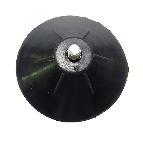 DANXQ M8 Strong Black Rubber Screw Suction Cup 3.3 Inch Used in Boxing Sandbags/Table Machine Fixing/Machine Rack/Handling/Quick Grab/Furniture Silent Pad,4 PCS (Cap Nut)