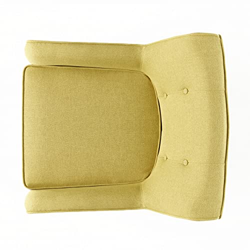 Christopher Knight Home Felicity Mid-Century Fabric Arm Chair, Wasabi