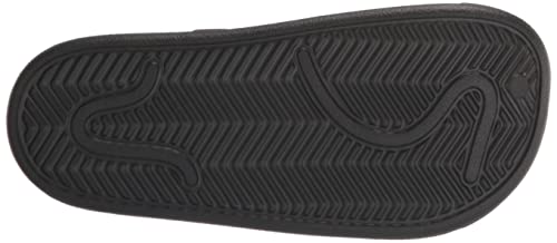 adidas Unisex Adilette Clogs Slide Sandal, Core Black/White/Core Black, 9 US Women/8 US Men