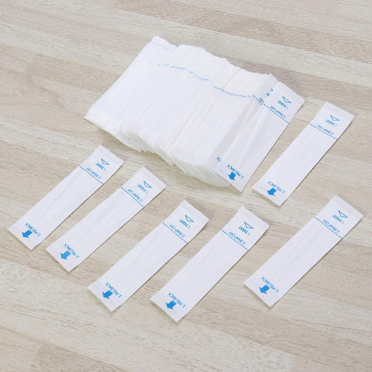 Exceart 200pcs Disposable Thermometer Covers Safe Electric Thermometers Probe Covers Sleeves for Oral Ear Armpit Rectal Digital Thermometer
