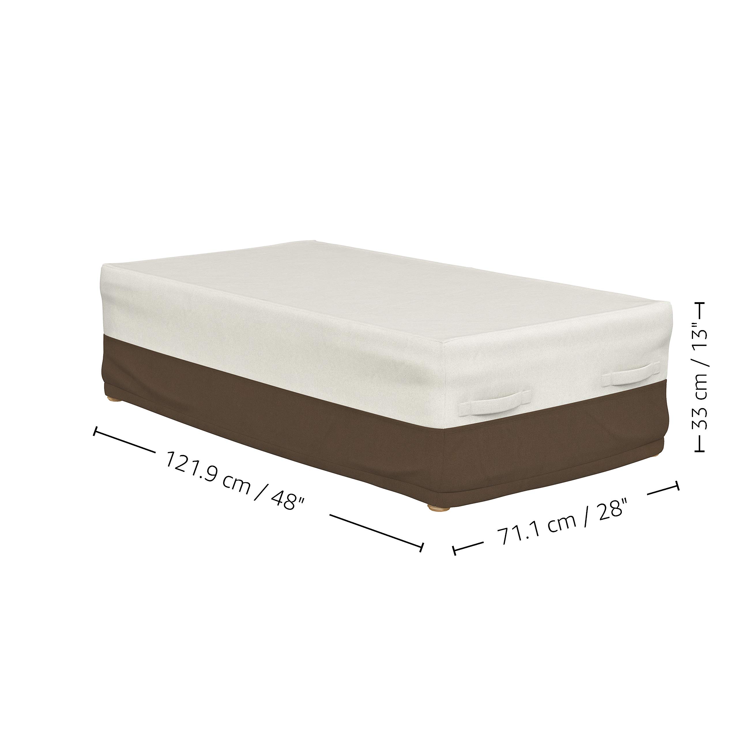 Amazon Basics Griffen 3-Seater Sofa Outdoor Patio Furniture Cover & Coffee Table Patio Cover