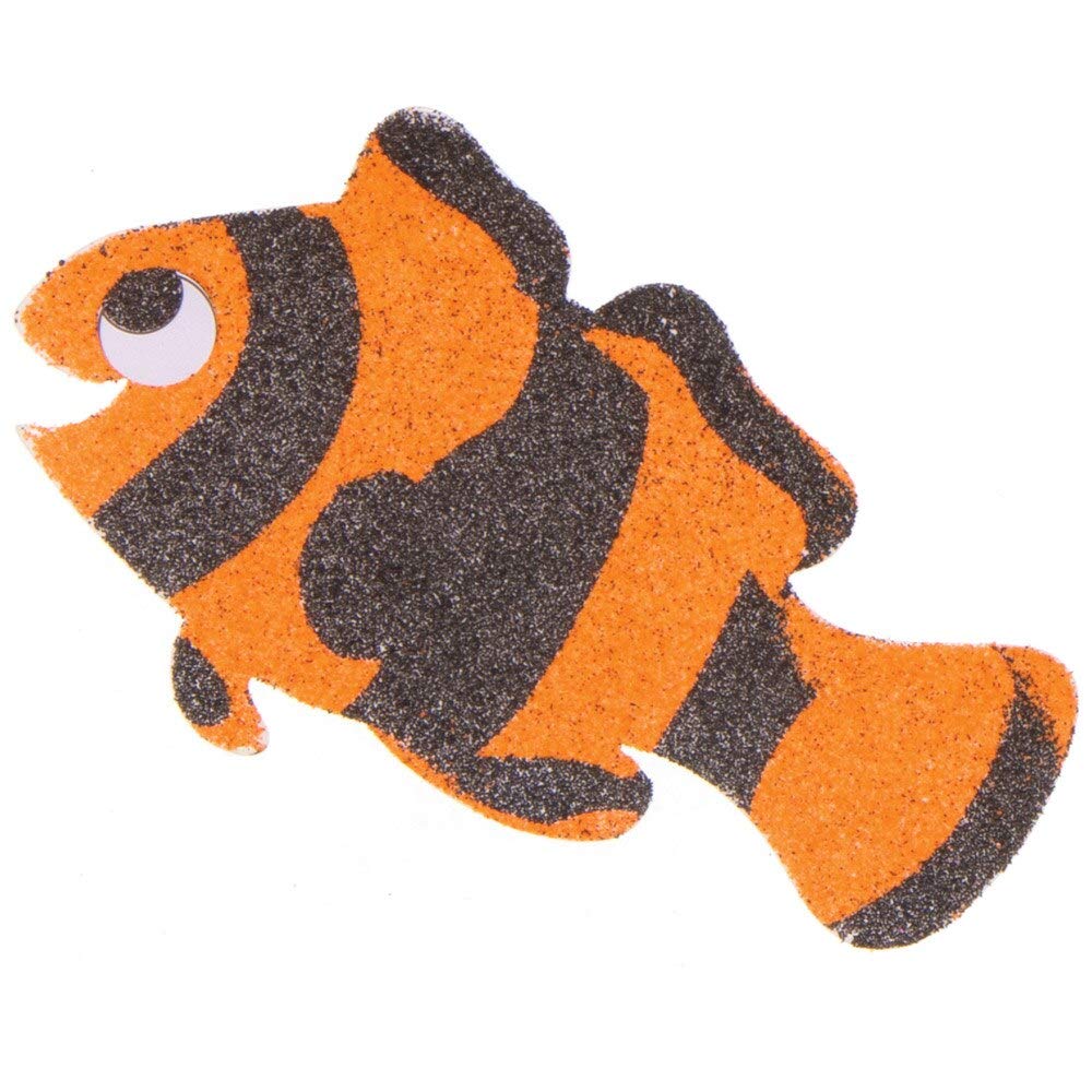 Baker Ross AT939 Sealife Sand Art Magnet Kits, for Kids Arts and Crafts Projects (Pack of 6), Assorted