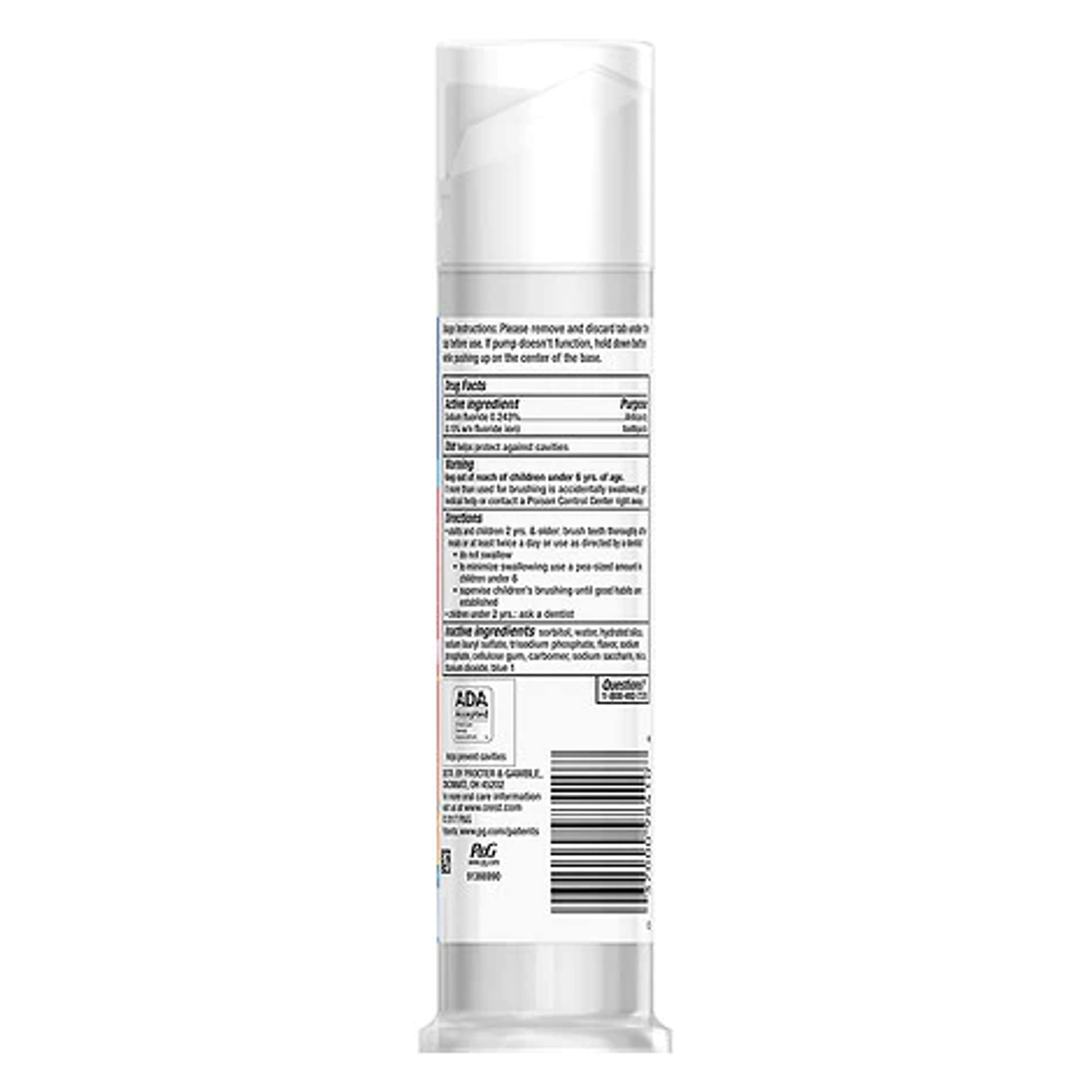 Crest Kids Sparkle Fun Toothpaste Pump 4.2 oz. (Pack of 2)