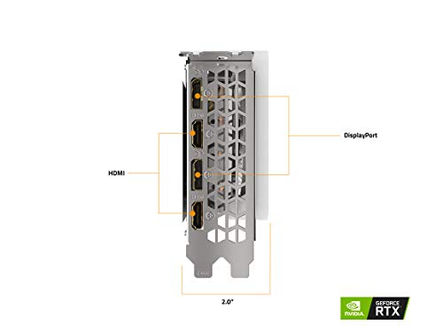 GIGABYTE GeForce RTX 3070 Vision OC 8G Graphics Card, 3X WINDFORCE Fans, 8GB 256-Bit GDDR6, GV-N3070VISION OC-8GD Video Card