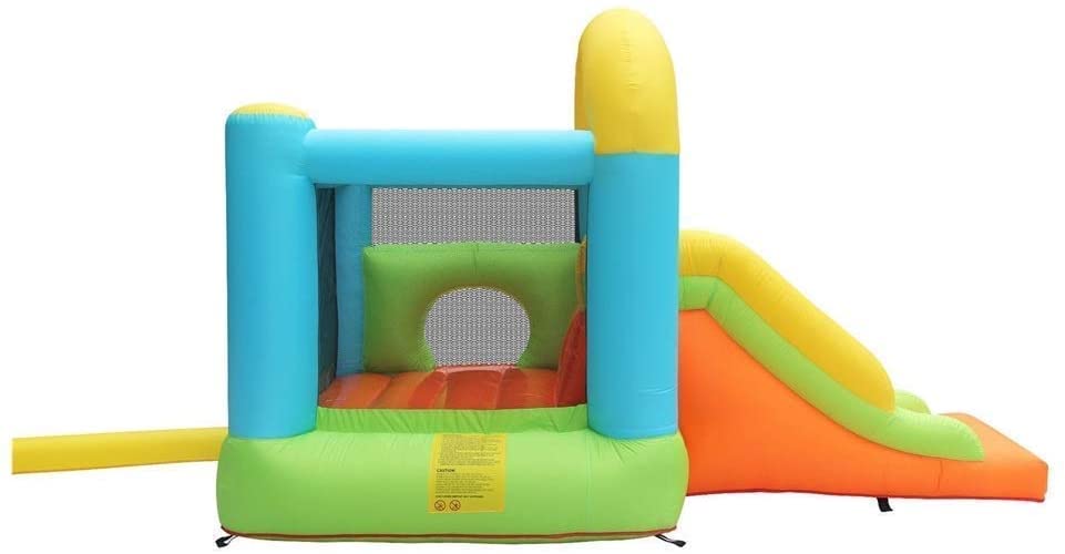 Castle Bouncer with Slide Inflatable Castle Playground Equipment Children's Play House Indoor and Outdoor Small Trampoline Inflatable Bouncy Castle