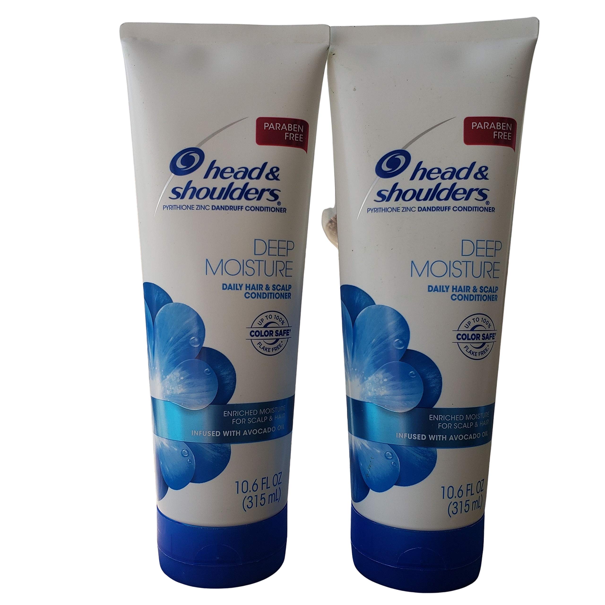 Head & Shoulders Deep Moisture Dandruff Conditioner, 10.6 Fluid Ounce, Pack of 2