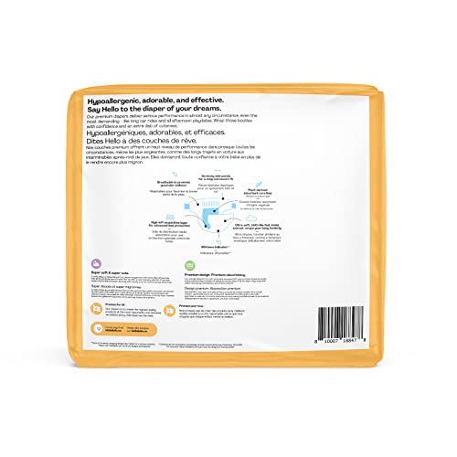 Hello Bello Premium Baby Diapers Size 2 I 32 Count of Disposeable, Extra-Absorbent, Hypoallergenic, and Eco-Friendly Baby Diapers with Snug and Comfort Fit I Sleepy Sloths