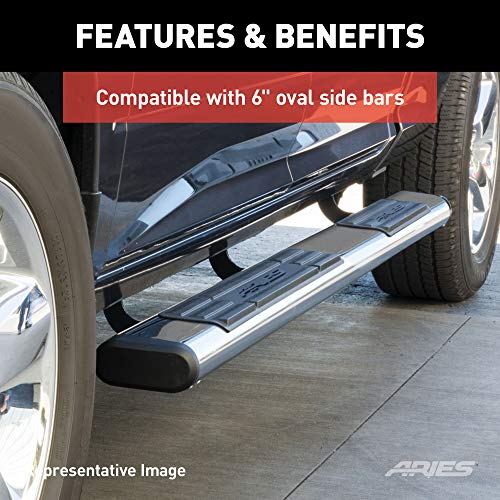 ARIES (4490 Nerf Bar Mount Kit, 6 inch , Black