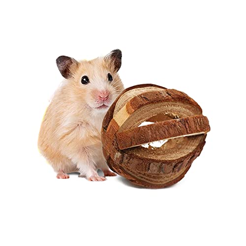 Bipily Hamster Chew Toys 12 Pack Natural Wooden Pet Toy Small Pets Teeth Care