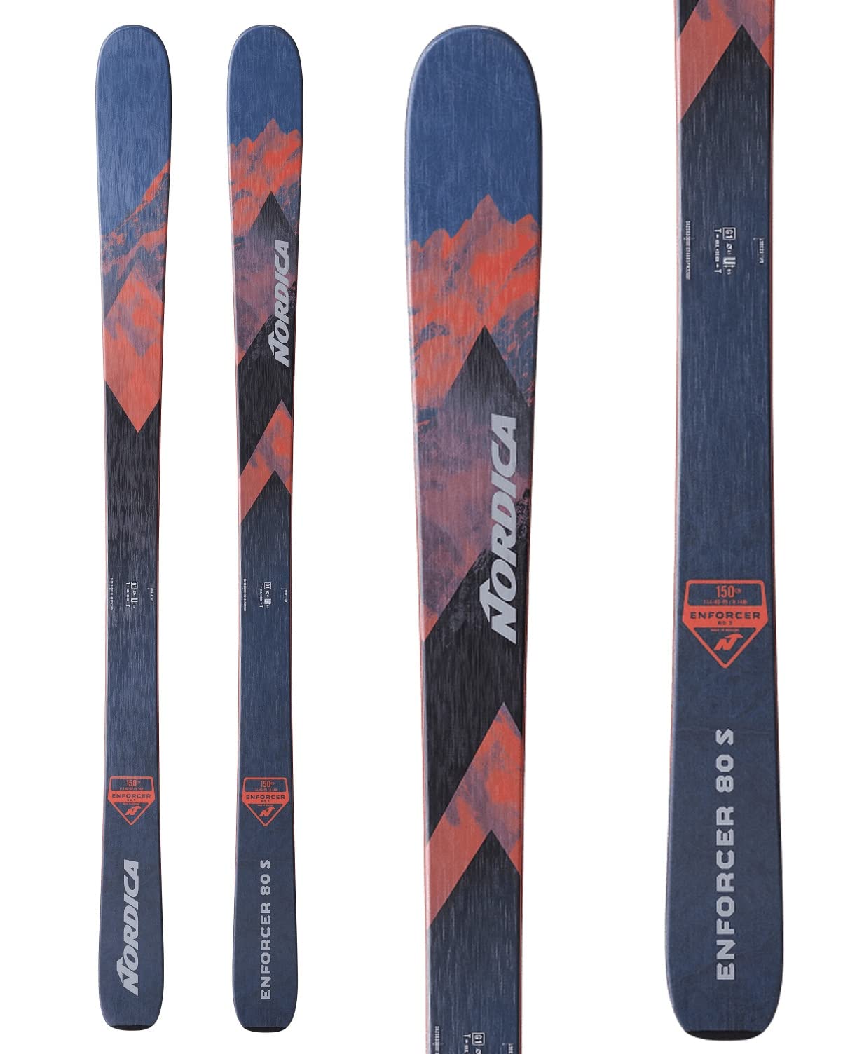 2023 Nordica Enforcers 80 S Junior Skis (150)