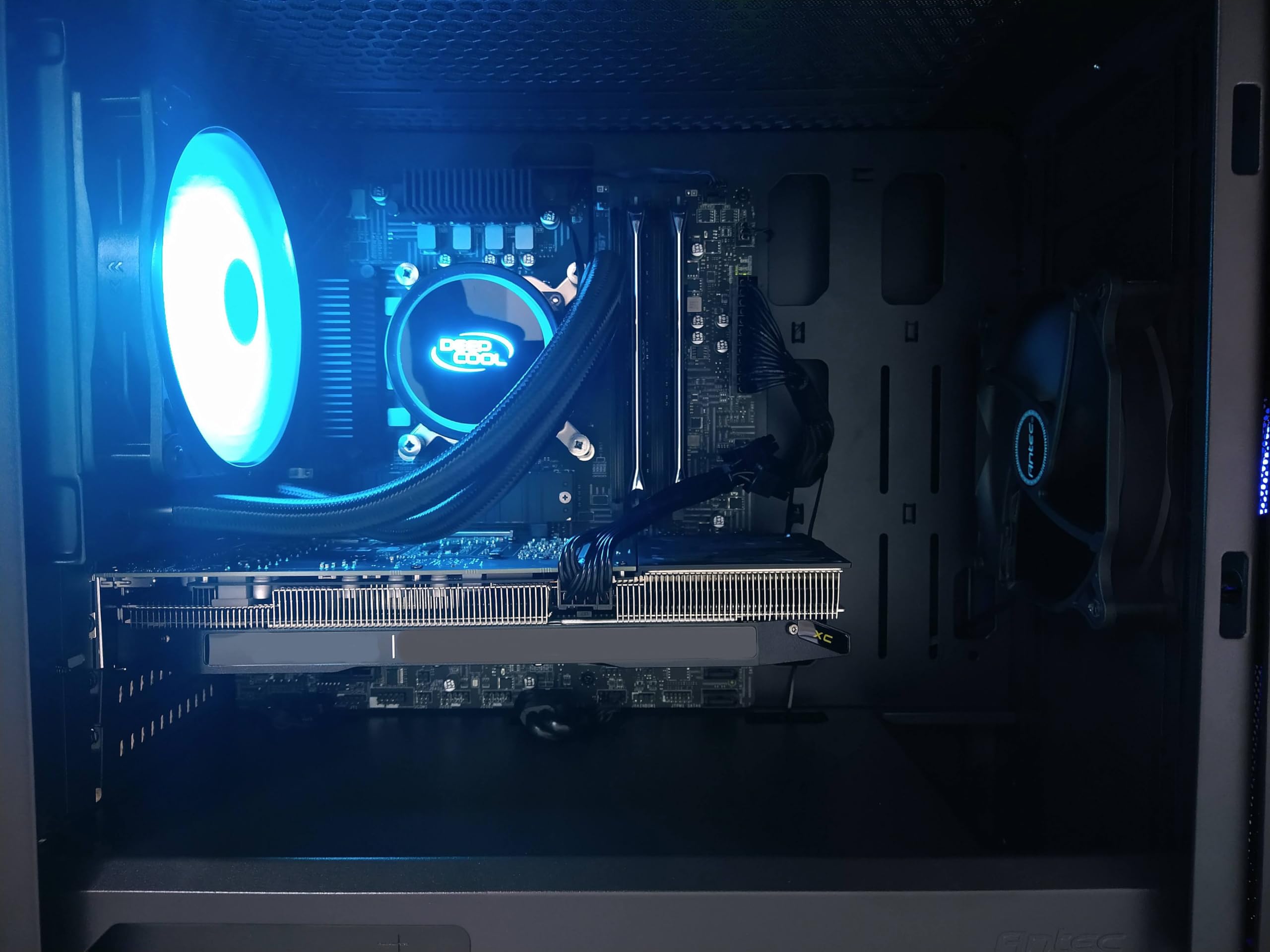 Centaurus Andromeda A3 Gaming PC - AMD Ryzen 7 5800X, 32GB RAM, Radeon RX 6700 XT 12GB, 1TB NVMe SSD, Windows 11 Pro, AC WiFi. Liquid Cooler, RGB LEDs, VR Ready Gaming Computer