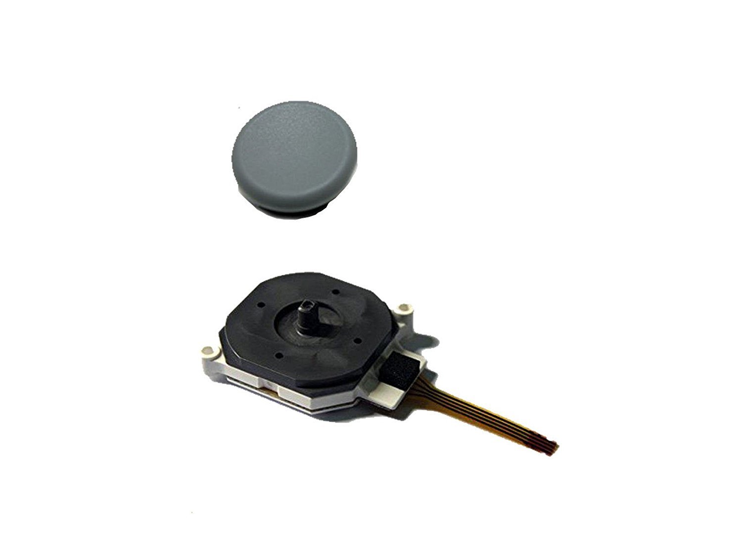 Ambertown Analog Controller Joystick Plus Stick Cap for Nintendo 3DS XL/LL Parts (Not Fit Nintendo 3DS)