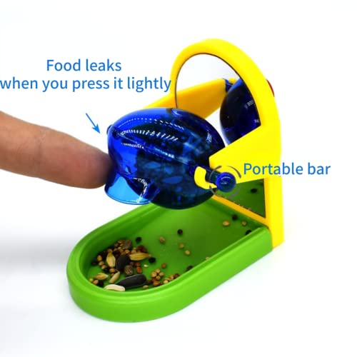 Bird Intelligence Toy, Parrot Feeder Toy Supplies Fun Training Leaking Food Items Budgie Cockatiel Foraging Development Intelligence Bird Toy(Color Randomly) (B)