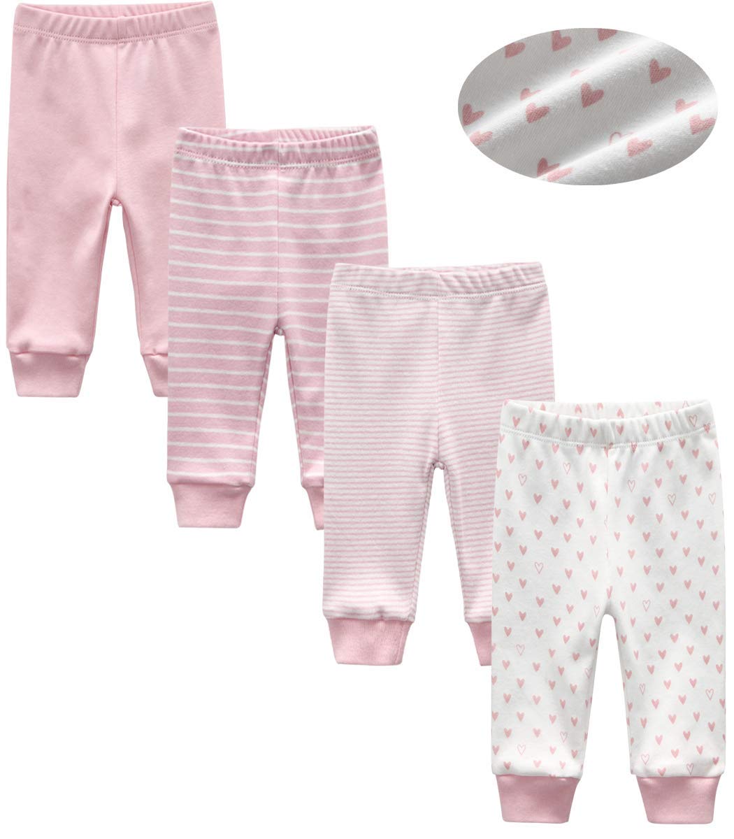 Kiddiezoom Unisex Baby Bodysuits Pants Baby Clothes Short Sleeve Bodysuits for Baby Girl