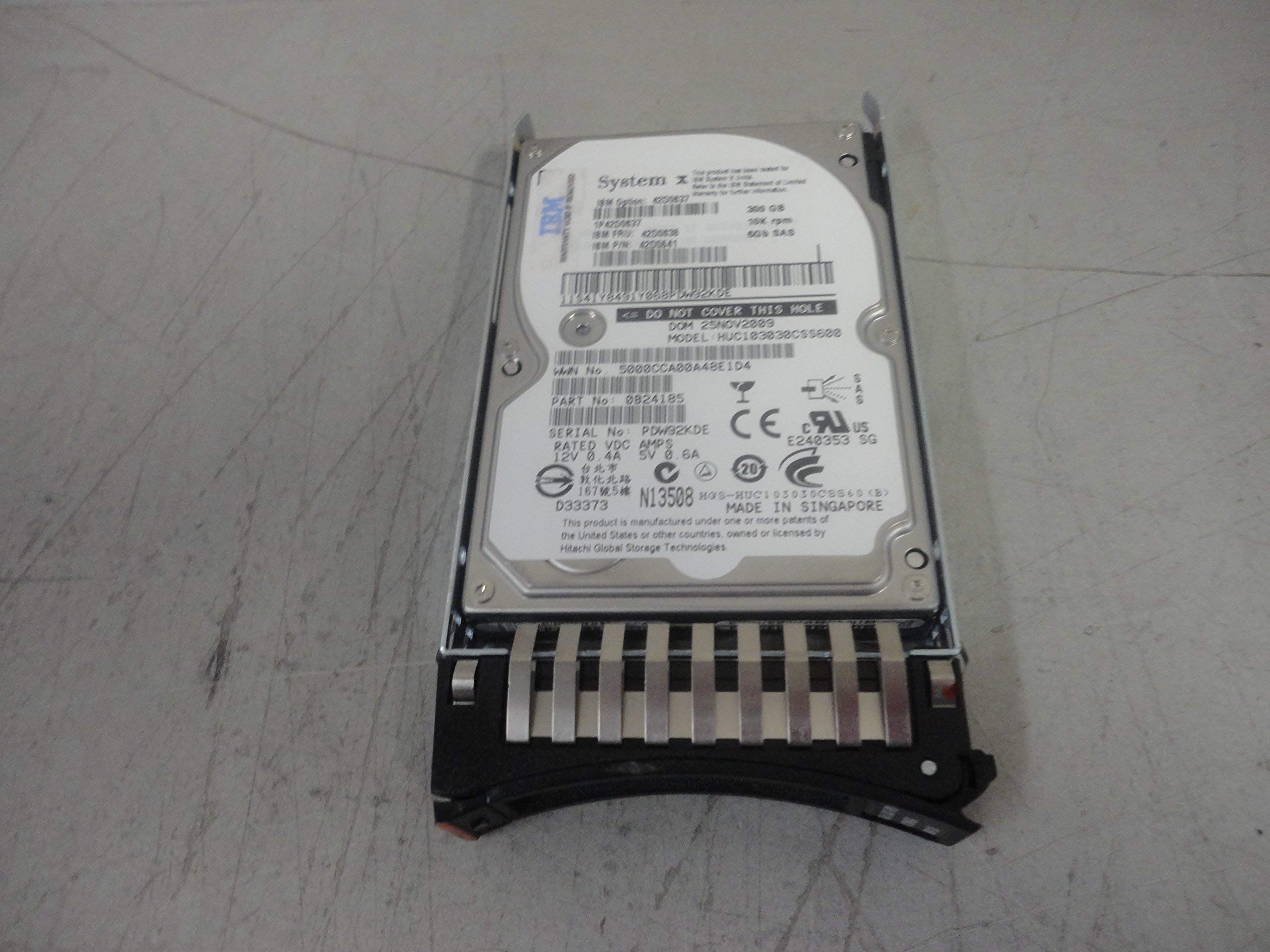 IBM 42D0638 300GB 10K 6GBPS SAS 2.5 SFF HS HDD - 42D0637 (Renewed)