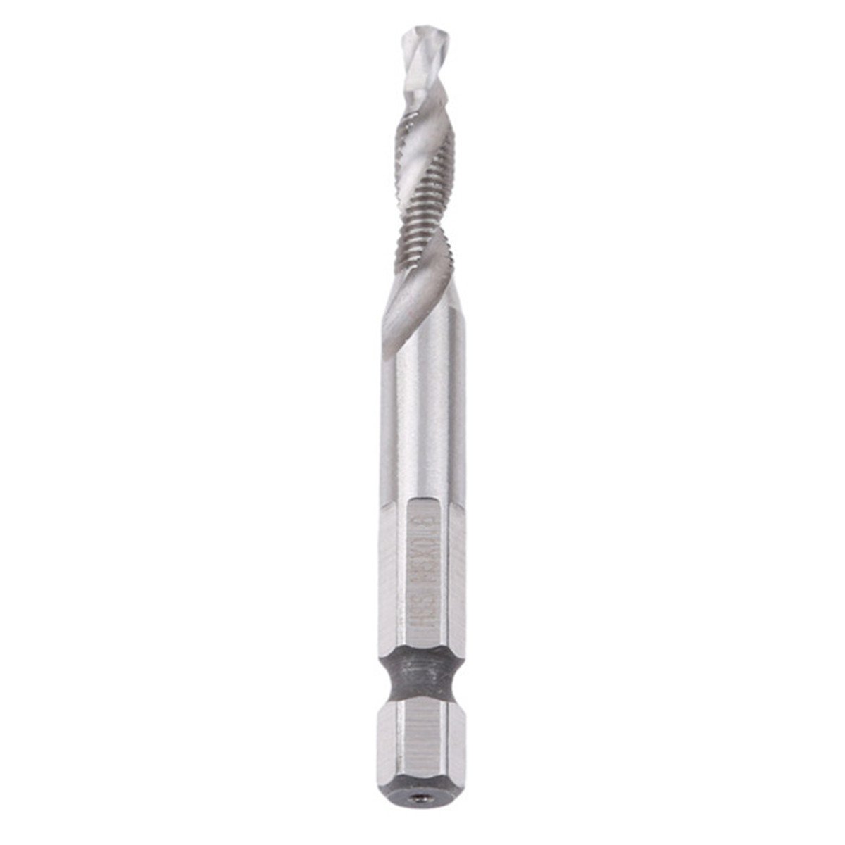 CH 6pcs/set HSS High Speed Steel Thread Spiral Screw Metric Composite Tap Drill Bit Tap