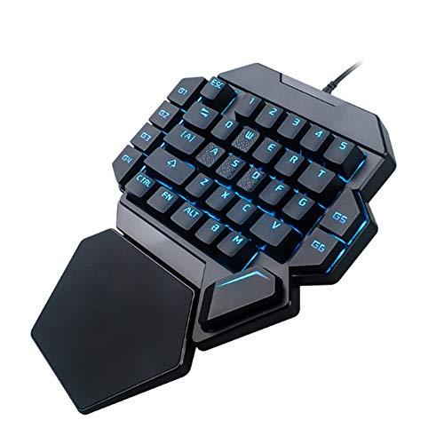 Diydeg Gaming Keyboard, Black RGB Blacklight Mechanical Keyboard, for Win 2000/Win XP/Win ME/Vista/Win7/Win8/WIN10