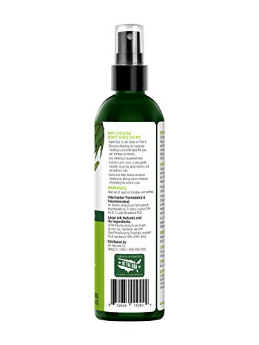 Ark Naturals Don't Shed On Me, Pet Anti-Shedding Spray, Natural Shedding Control, 8oz Spray Bottle