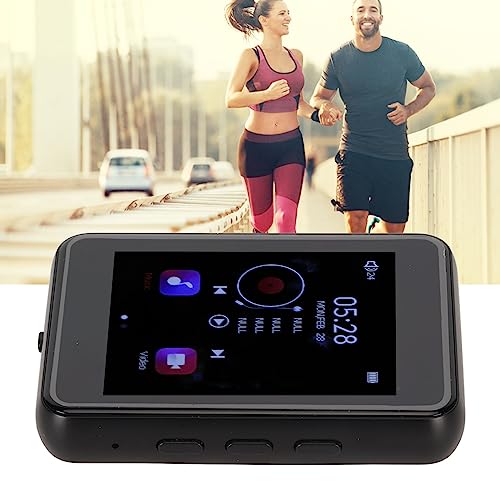 2.4inch Full Touchscreen MP3 Player with Bluetooth 5.0, Lossless MP4 MP5 Music Player with Built in Speaker, FM Radio Recorder