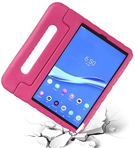 Golden Sheeps Kid Friendly Case Compatible for Lenovo Tab M10 Plus (TB-X606F) 10.3" FHD Android Tablet Shockproof Ultra Light Weight Convertible Handle Stand Cover (Rose)