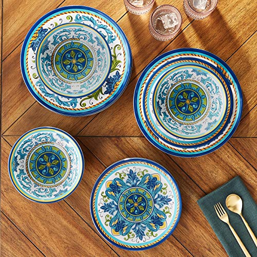 Certified International Luca Melamine 12 pc Dinnerware Set
