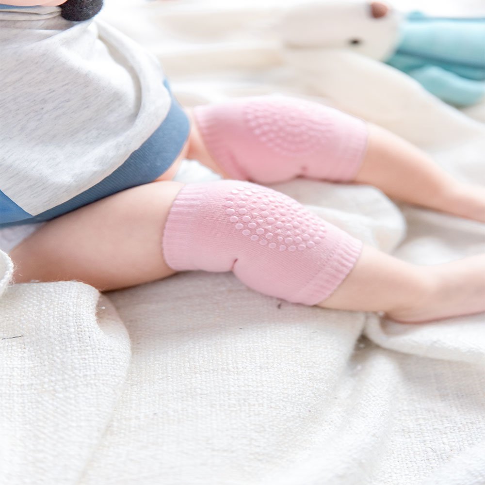 BOSONER Baby Knee Pads for Crawling: Anti-Slip Infant Knee Pads for Crawlers - 5 Pairs Leg Warmers for 6-24 Months