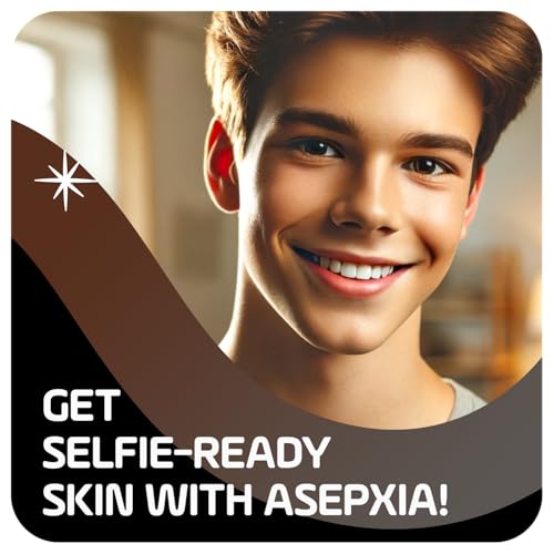 Asepxia with Activated Charcoal Purifying Effect Acne Treatment Bar Soap with Salicylic Acid, 4 Ounce