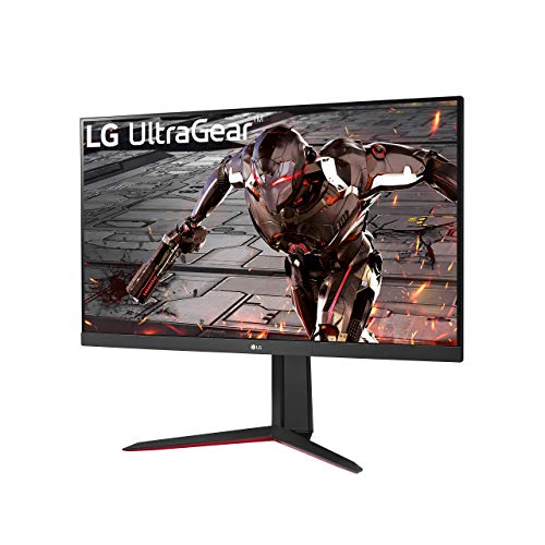 LG 32GN650-B 32” Ultragear QHD (2560 x 1440) Gaming Monitor with 165Hz Refresh Rate with 1ms Motion Blur Reduction, HDR 10 Support and AMD FreeSync – Black (Renewed)
