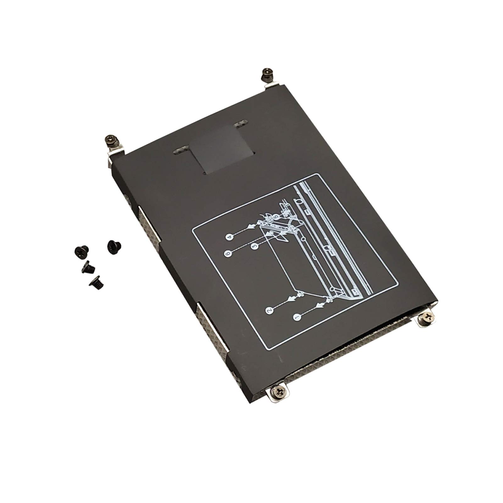 2.5" SSD SATA Hard Drive Caddy HDD Bracket Frame w/Screw for HP Probook 640 G1 645 G1 650 G1 655 G1 738395-001