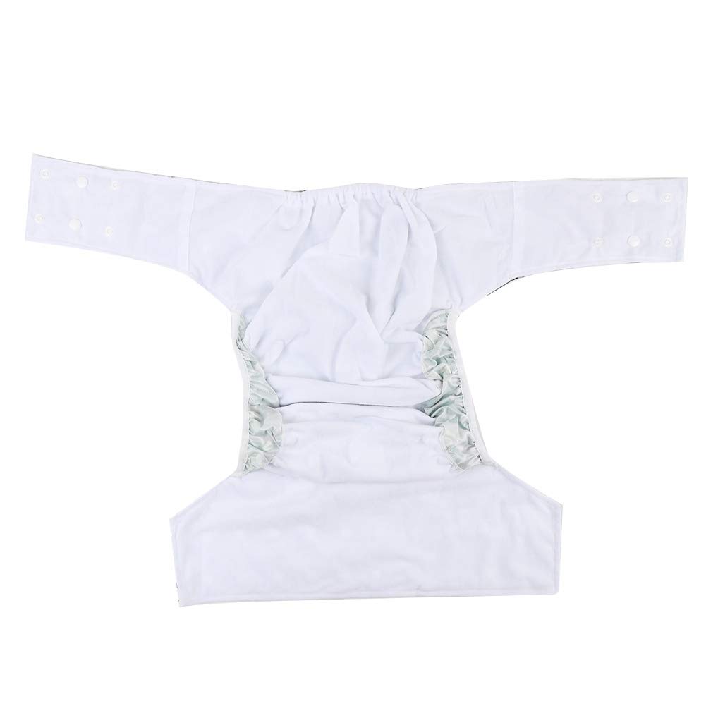 Wytino Washable Diapers,Reusable Adult Diaper Leak Proof Protection, Washable and Reusable Adjustable Breathable Adult Diaper for The Elderly, One Size Fits All(3)