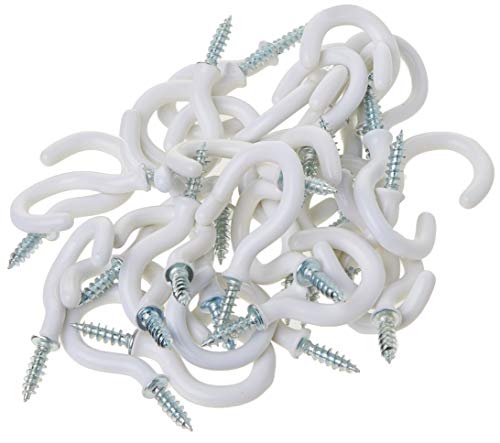 ARROW 160375 1-1/4" Vinyl Coated Cup Hooks (Pack of 36) (Package may vary)