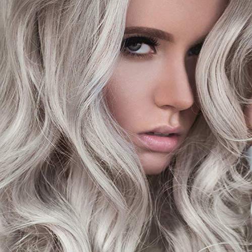 MANIC PANIC Silver Stiletto Toning Shampoo - Sulfate Free Purple Shampoo For Pale, Platinum Blondes, Grey, Blue, And Purple Hair Color - Tones Brassiness (8oz)