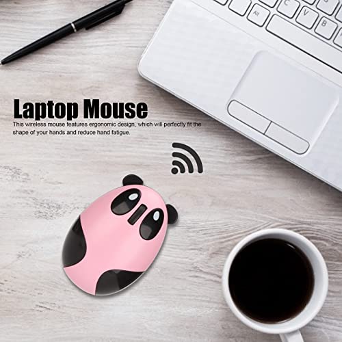 ASHATA Mini Cute Wireless Mouse, 2.4G Rechargeable Wireless 1200DPI Ergonomic Fashionable Gaming Mice with USB Receiver and 3 Buttons for PC Laptop Computer for Kids Girls, Customizable