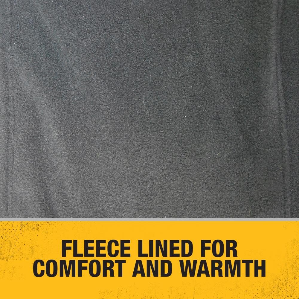 DEWALT Unisex Adult With 2.0ah Battery and Charger DEWALT Heated Heavy Duty Work Coat, Black, 2X US