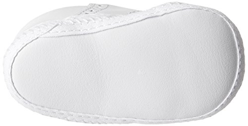 Baby Deer White Leather Saddle Oxford Crib Shoe, Infant, Unisex, Sz 0