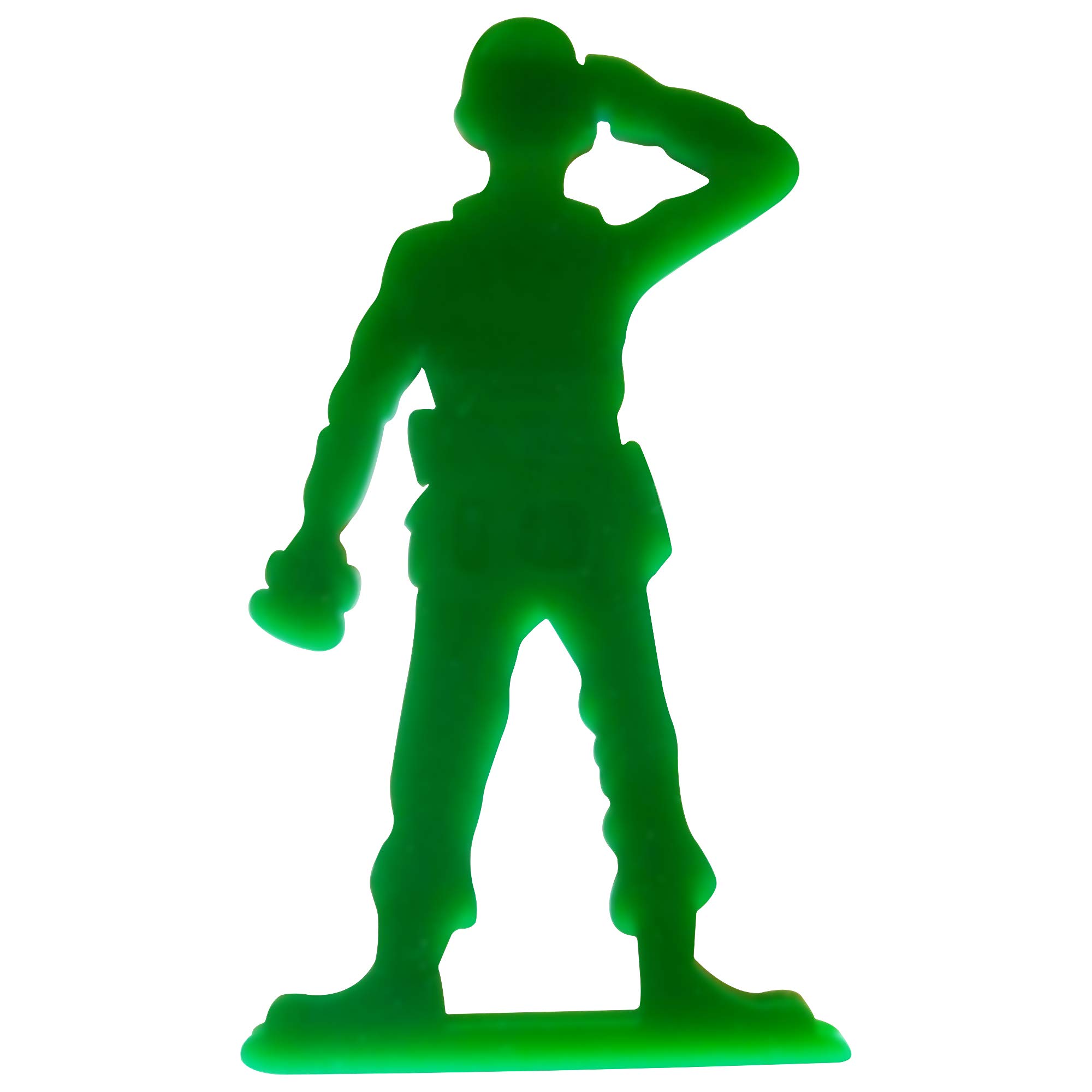 Set of 18 Army Men Acrylic Green Wall Decorations for a Kid's Toy Story Room or Andy's Room Nursery