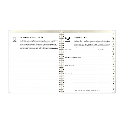 2023-2024 Day Designer Monthly Planning Calendar, 8" x 10", Elle Blue Frosted, July 2023 to June 2024, 142488