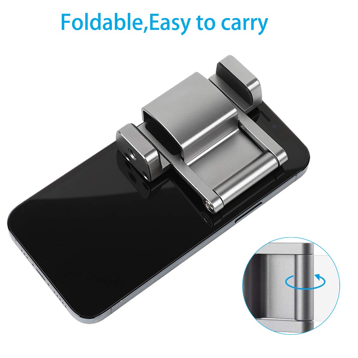 PellKing Osmo Pocket/Osmo Pocket 2 Phone Holder Set Expansion Accessories + Universal Mini Extension Pole Tripod Compatible with DJI OSMO Pocket 2/ DJI OSMO Pocket and Smartphone
