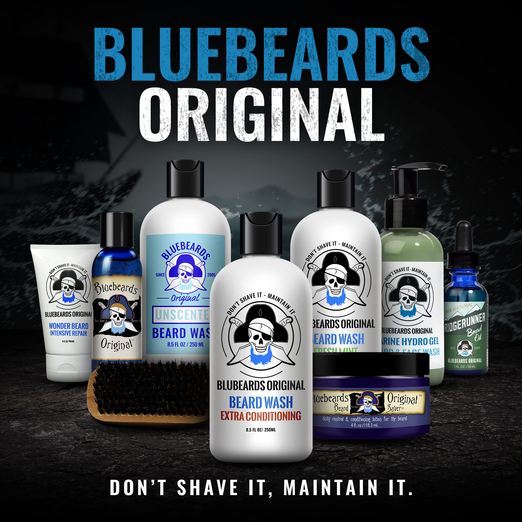 Bluebeards Original Fresh Mint Beard Conditioner for Men, 8.5 oz. - Beard Softener Infused with Peppermint Oil to Deeply Condition, Soften, and Moisturize Your Beard and Skin Underneath - Made in USA