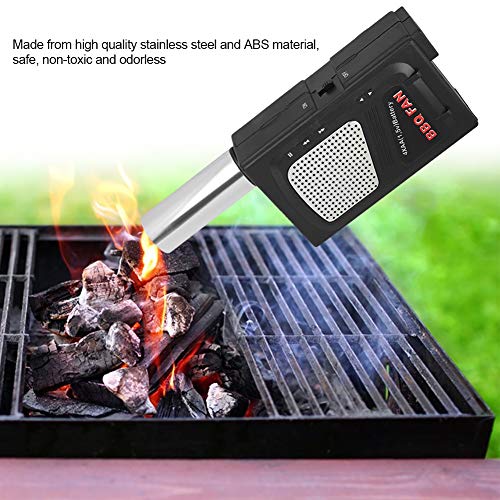 A sixx Blowers Portable Electric Leaf Blower Blower, Mini Blower, for Camping Picnic
