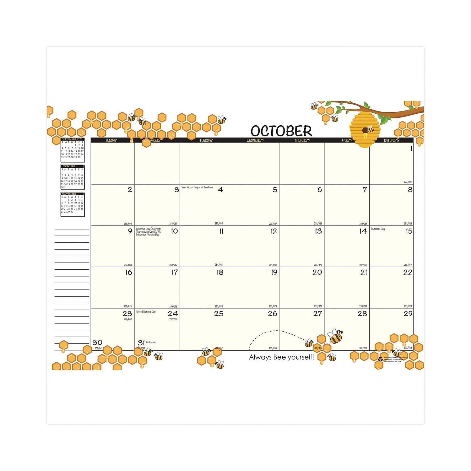 2023-2024 House of Doolittle 10-inch x 7-inch Recycled Academic Honeycomb Planner (2665-02)