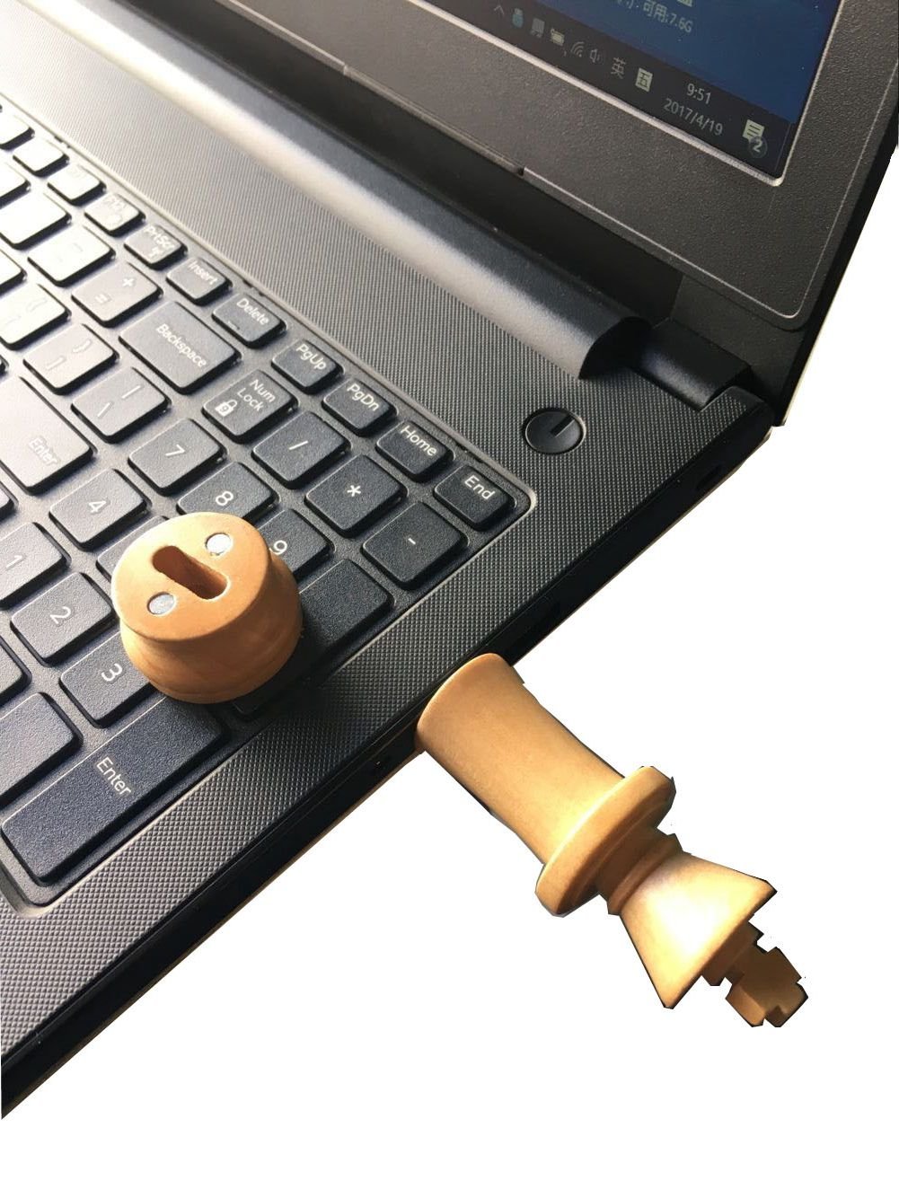 Aneew Wood Pendrive 32GB U Disk Wooden 3D International Chess USB Flash Drive