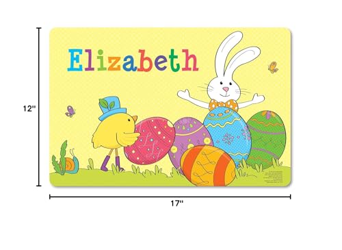 Personalized Placemat for Kids Easter Bunny - I See Me!